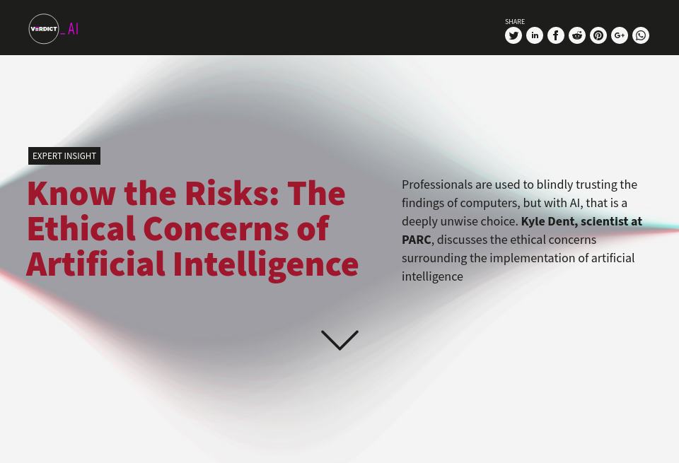 Know the Risks: The Ethical Concerns of Artificial Intelligence ...