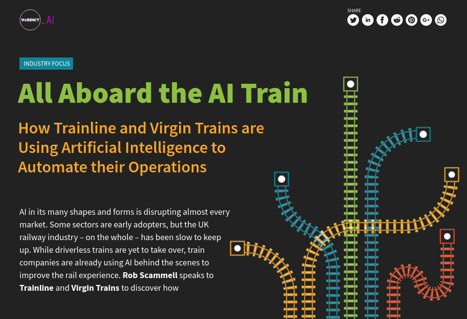 All Aboard the AI Train: How Trainline and Virgin Trains are Using ...