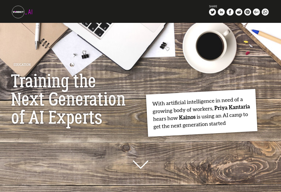 Training the Next Generation of AI Experts - Verdict AI | Issue 6 ...
