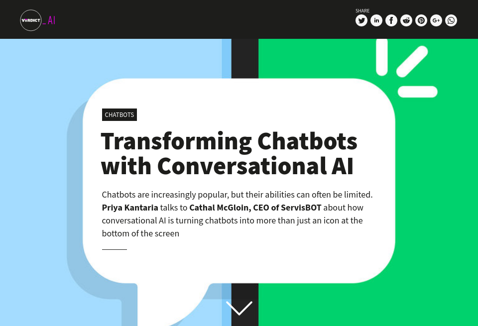 Transforming Chatbots with Conversational AI - Verdict AI | Issue 6 ... Transforming Chatbots with Conversational AI - Verdict AI | Issue 6 ...