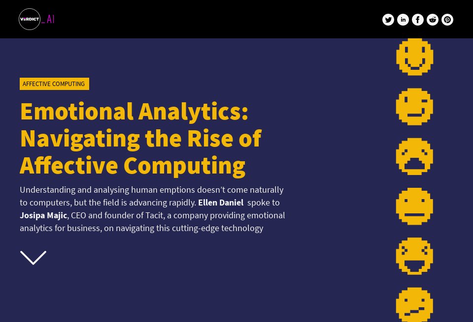 Emotional Analytics Navigating The Rise Of Affective Computing